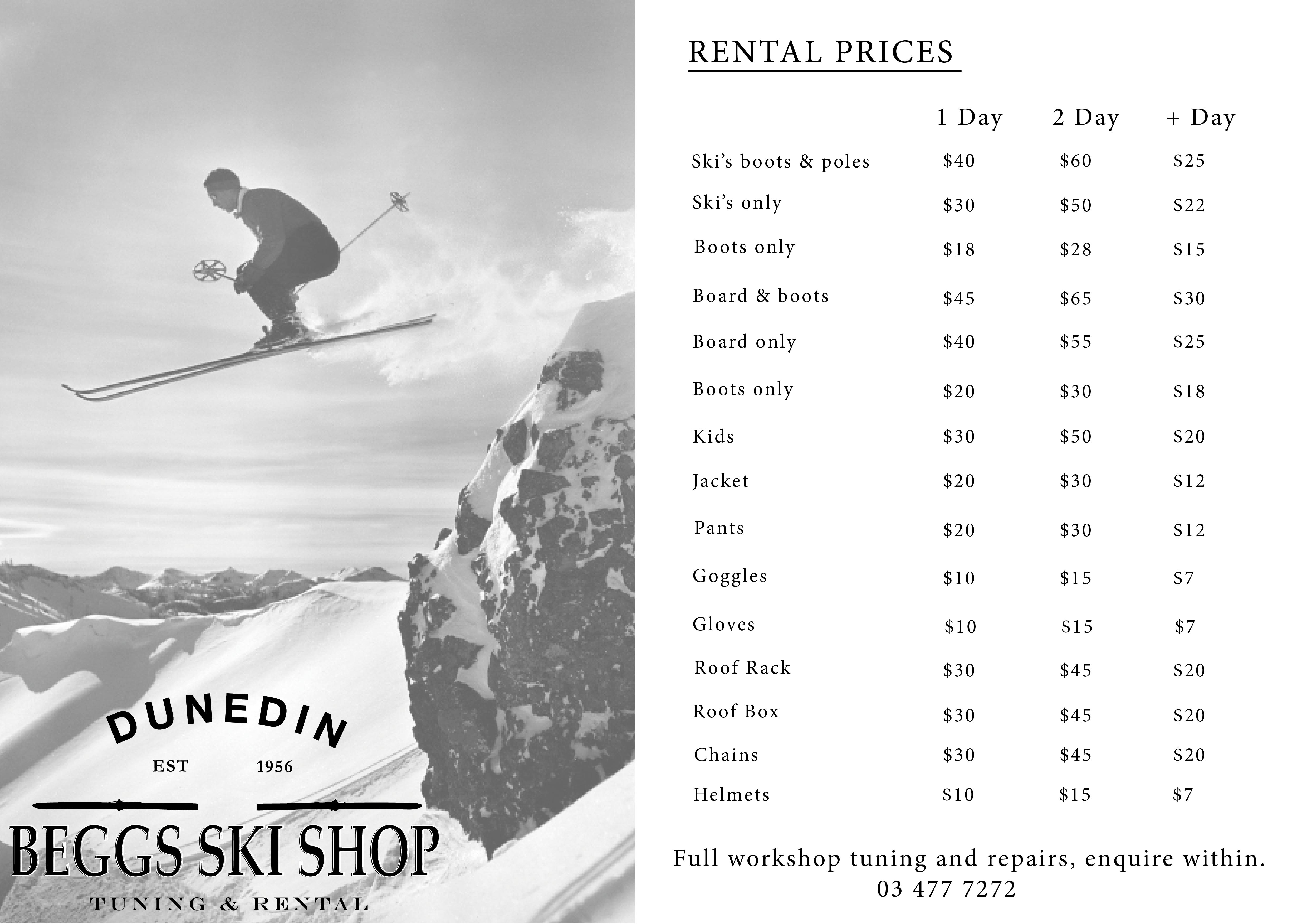 Rental – BEGGS SKI SHOP